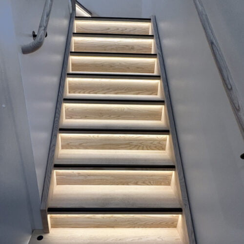 Belysning i trappa - Drömtrappor